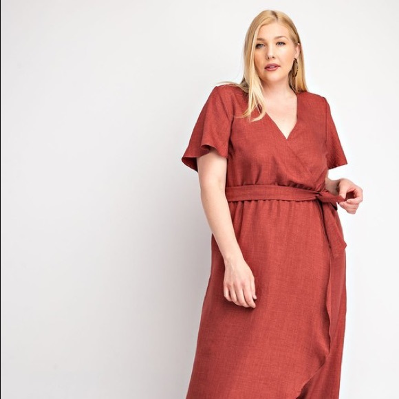 Dresses | Emma Apple Wrapped Dress | Poshmark